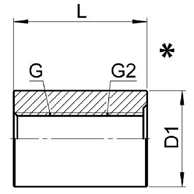 SERTO | Threaded socket long G