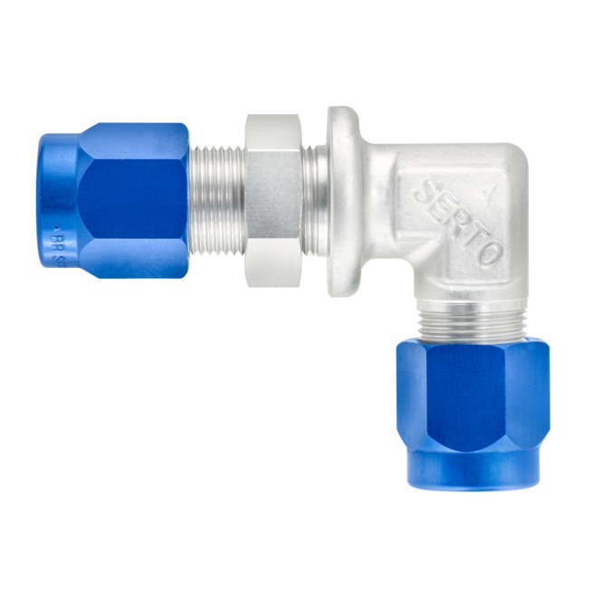 SERTO | Panel mount elbow union