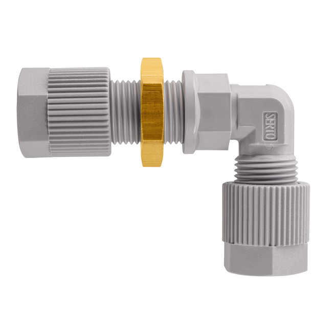 SERTO | Panel mount elbow union