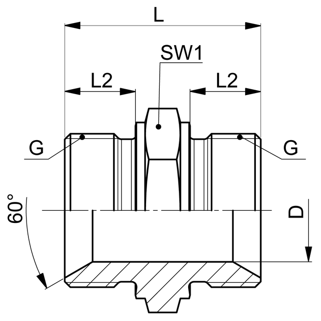 SERTO | Straight adaptors