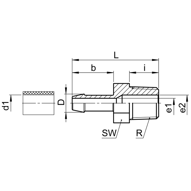 SERTO | Einschraubtülle R