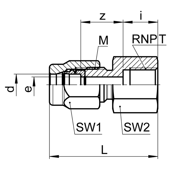 SERTO | Female adaptor union NPT