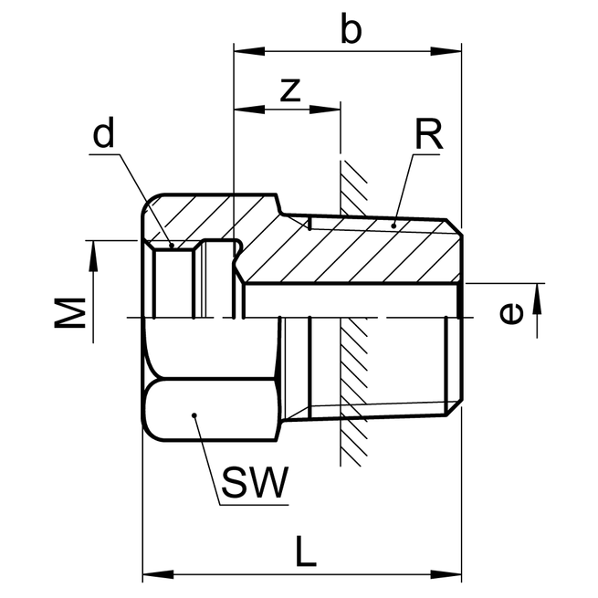SERTO | Male adaptor