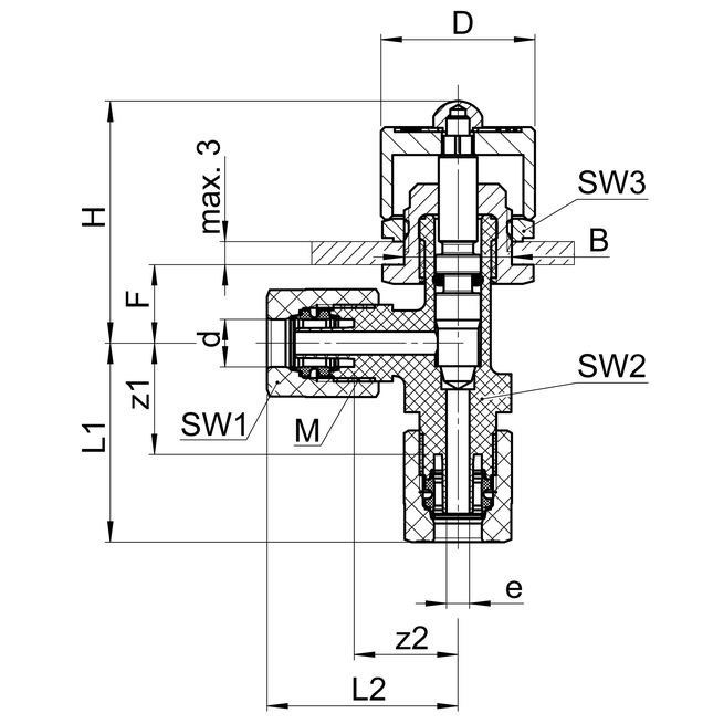 SERTO | Elbow regulating valve