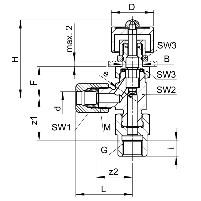 SERTO | Elbow regulating valve