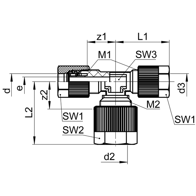 SERTO | Tee reduction union