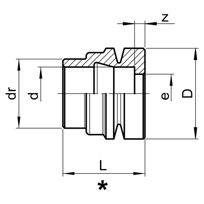 SERTO | Reduction compression ferrule